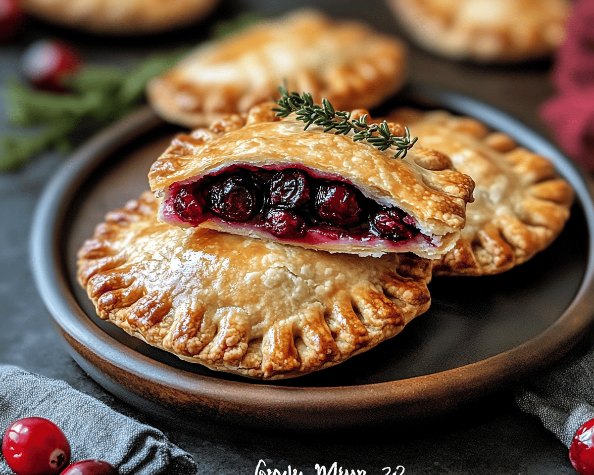 Easy Cranberry Hand Pies for Any Occasion – Welcome Home