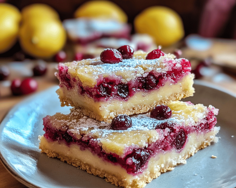 Irresistible Cranberry Lemon Bars Recipe – Welcome Home