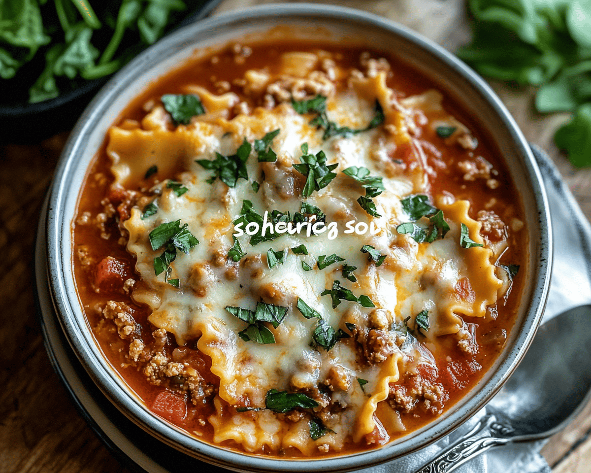Slow Cooker Lasagna Soup | Cozy & Flavorful Family Meal – Welcome Home
