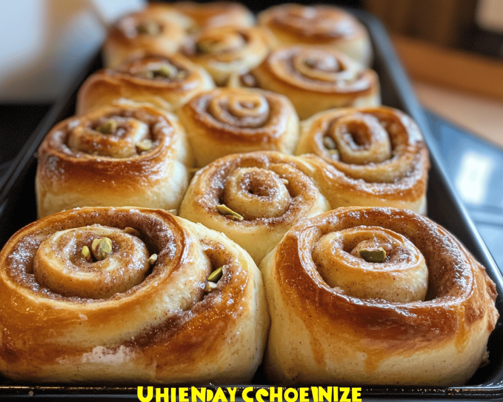 White Chocolate Pistachio Cinnamon Rolls – Soft, Swirled & Sweetly ...