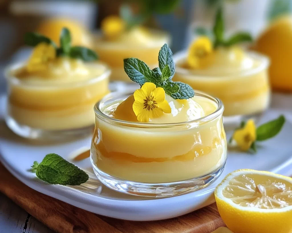 Spring Dessert: Lemon Pudding Cups (Easy) – Welcome Home