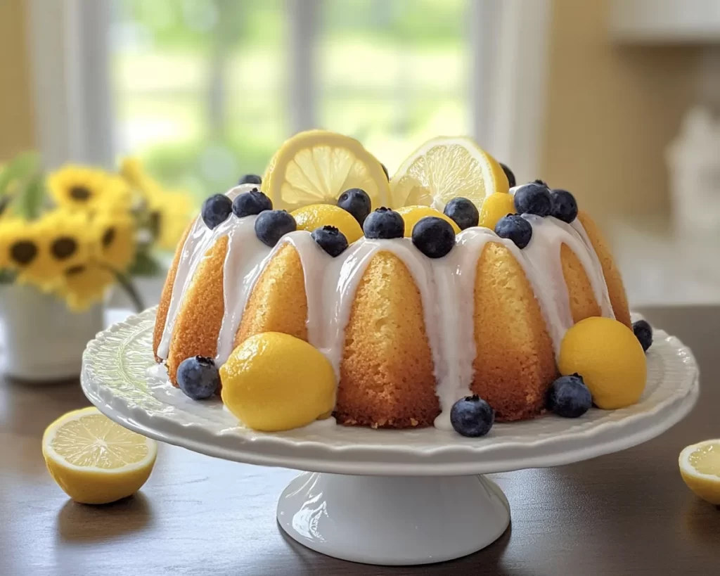 Spring Cake: Lemon Blueberry Bundt Cake (Moist + Easy) – Welcome Home