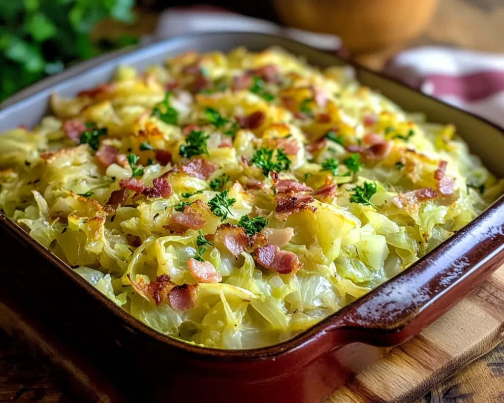 St Patrick’s Day Creamy Cabbage and Bacon – Welcome Home